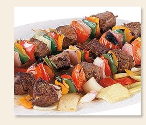 Steak Kabobs & Wild Rice with Mushrooms - Mountain Valley Living