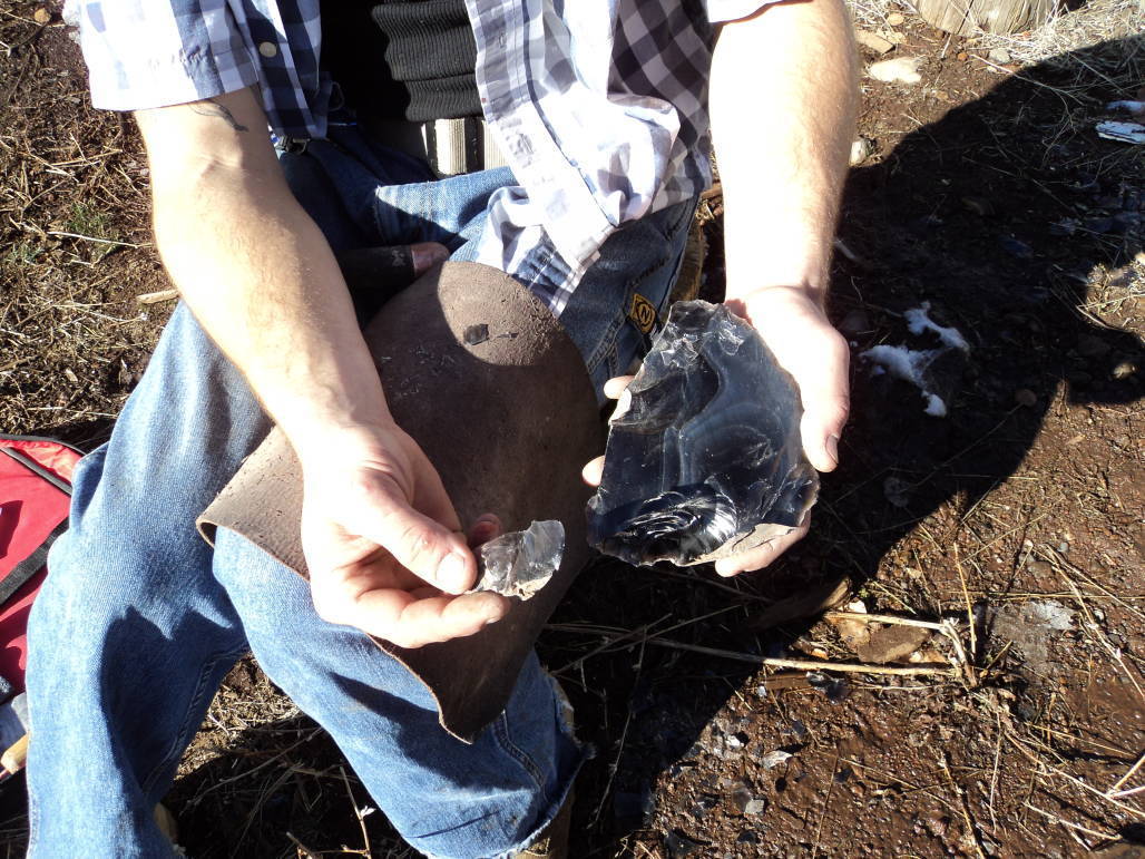 The Ancient Art of Making Knives with Obsidian - Mountain Valley Living